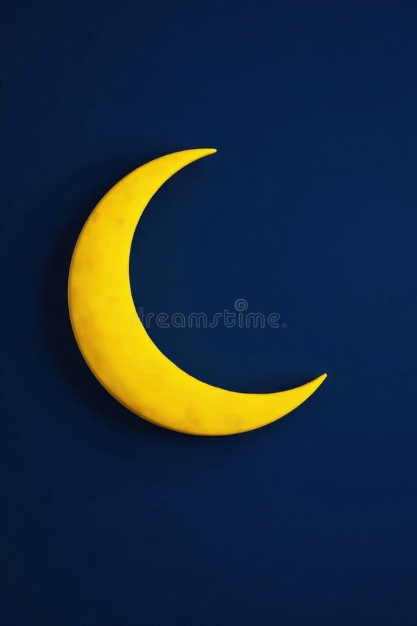Simple Yellow Crescent Moon Stock Illustrations – 2,046 Simple Yellow ...