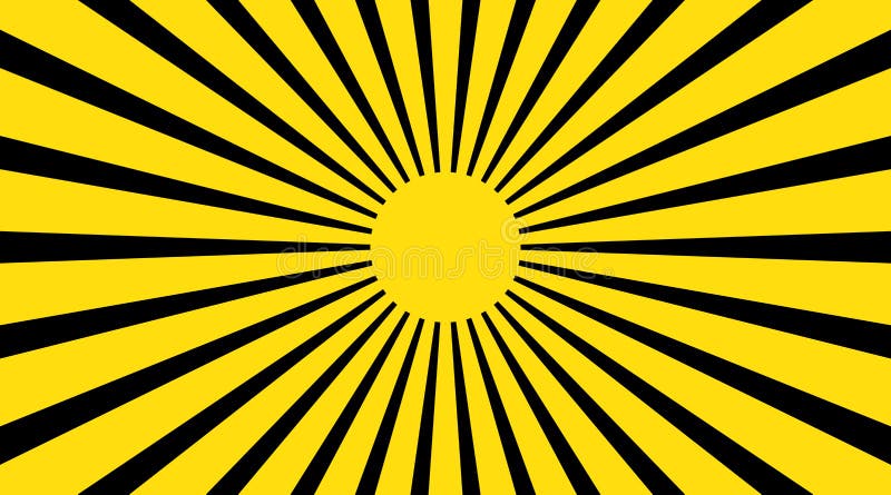 Simple Yellow Sunlight Illustration Stock Vector - Illustration of ...