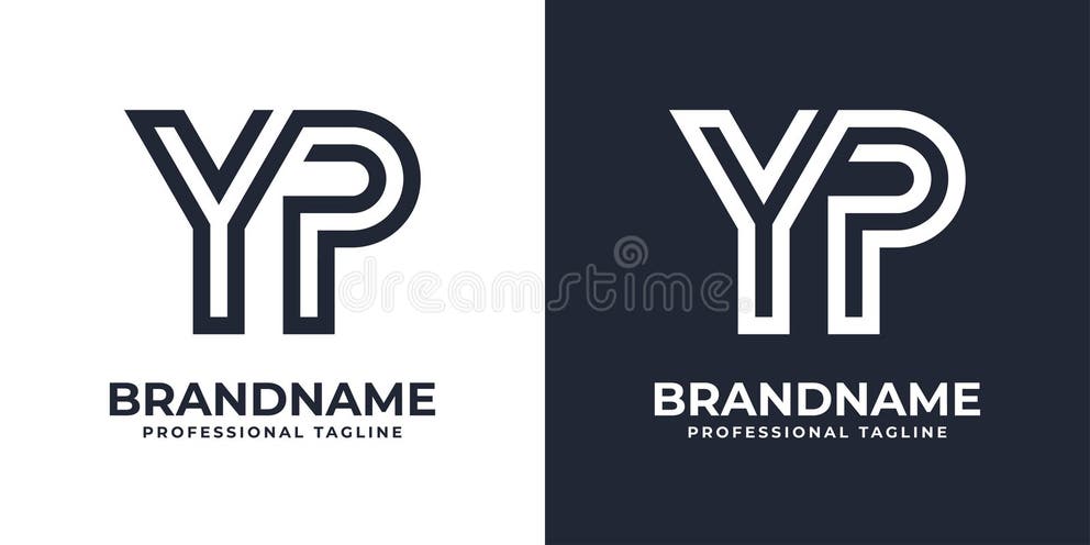 Simple YP Monogram Logo, Suitable for Any Business with YP or PY ...