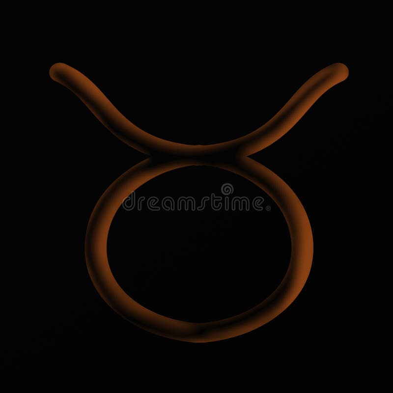 Simple Zodiac Signs - Taurus Stock Illustration - Illustration of love ...