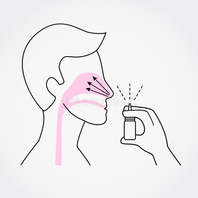 Nasal Spray Stock Illustrations – 985 Nasal Spray Stock Illustrations ...