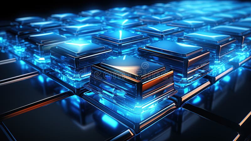 Simplicity in Blue stock illustration. Illustration of wallpaper ...