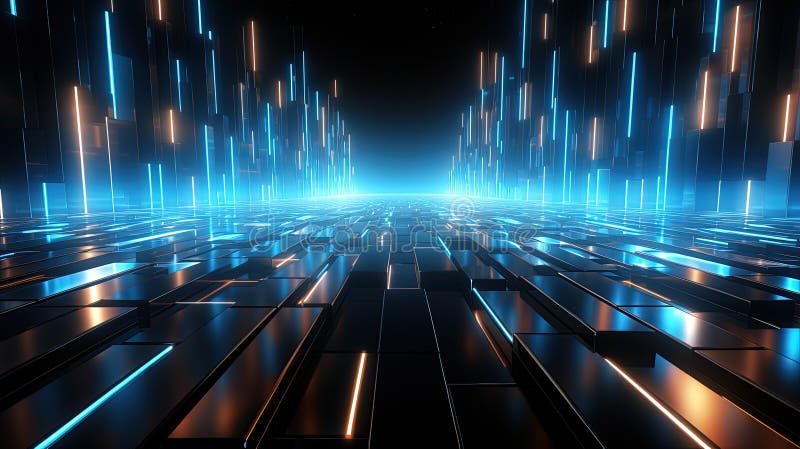 Simplicity in Blue stock illustration. Illustration of background ...