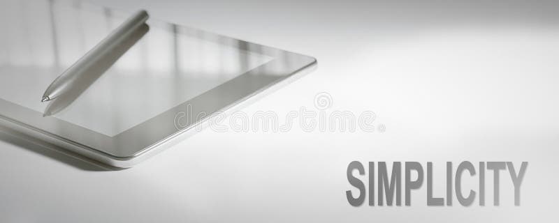 SIMPLICITY Business Concept Digital Technology. Stock Image - Image of ...