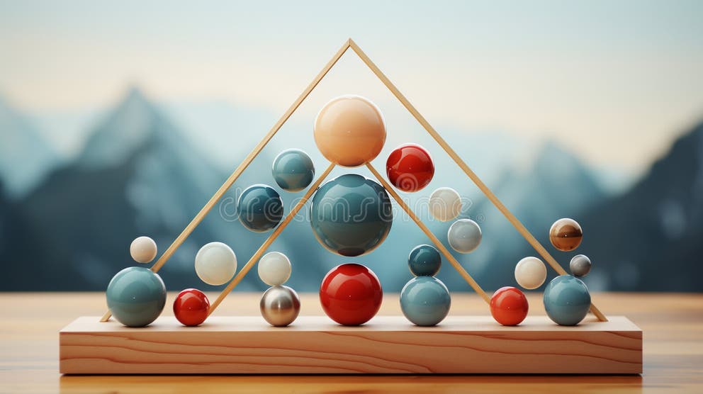 Simplicity and Elegance: Minimalist Geometry Abstract Art Stock ...