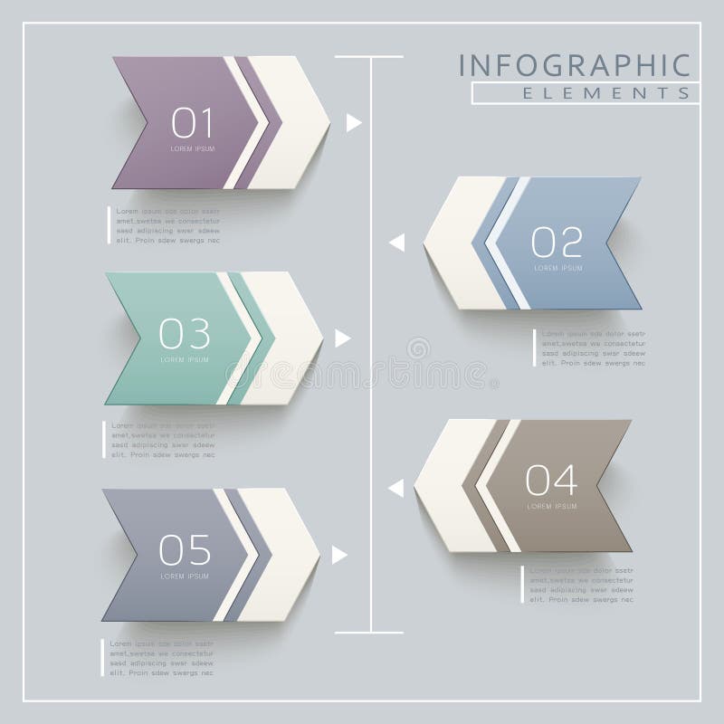 Simplicity Infographic Design Stock Illustration - Illustration of ...