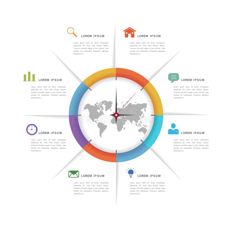 Simplicity Infographic Design Stock Illustration - Illustration of ...