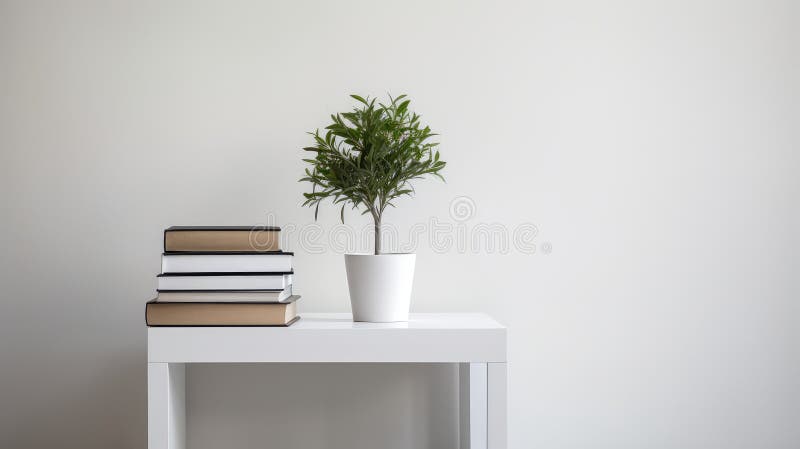 Simplicity minimal table stock illustration. Illustration of ...