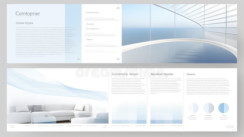 Simplicity Pale Blue and Light Gray Presentation Layout Stock ...