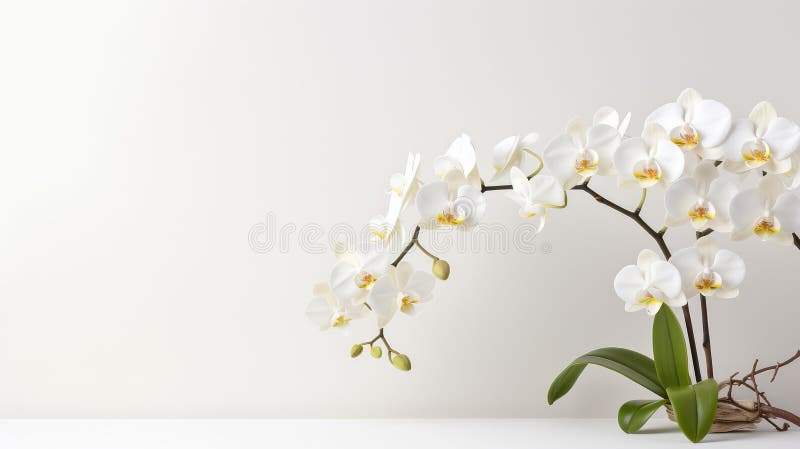 Simplicity Plants on White Background Stock Illustration - Illustration ...