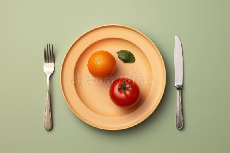 Simplicity Redefined in this Minimalistic Food Presentation Stock ...