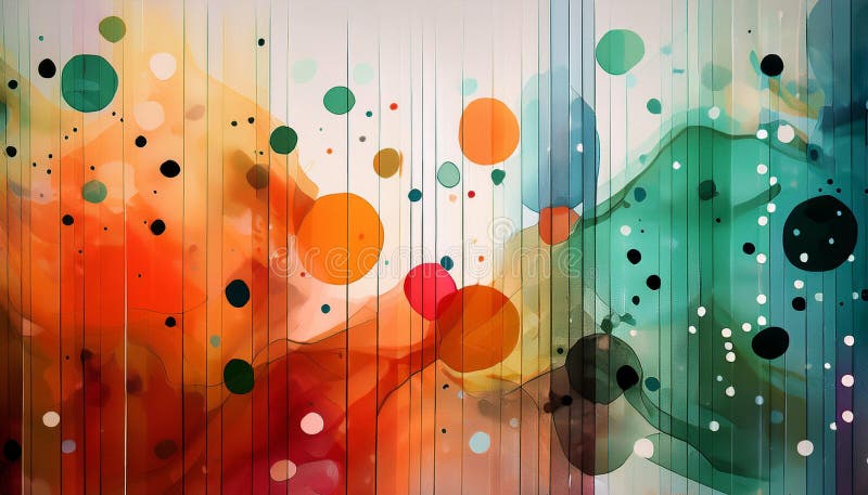 Simplicity with Stained Effect and Transparent Collage Elements Stock ...