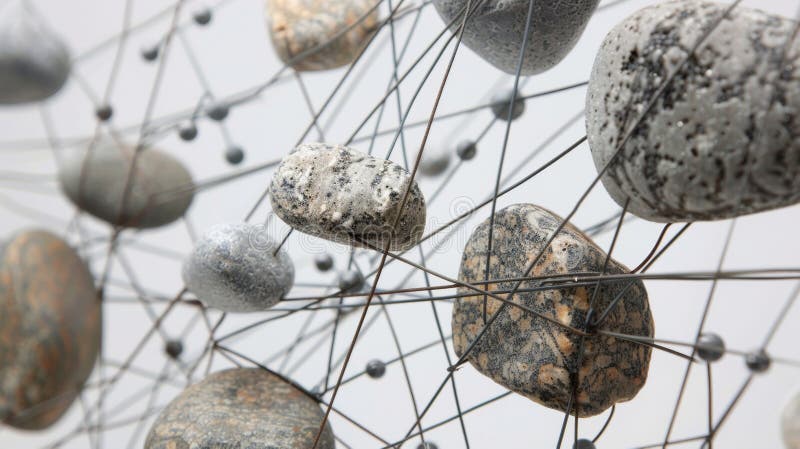 The Simplicity of Stone is Juxtaposed with the Complex Web of Steel ...