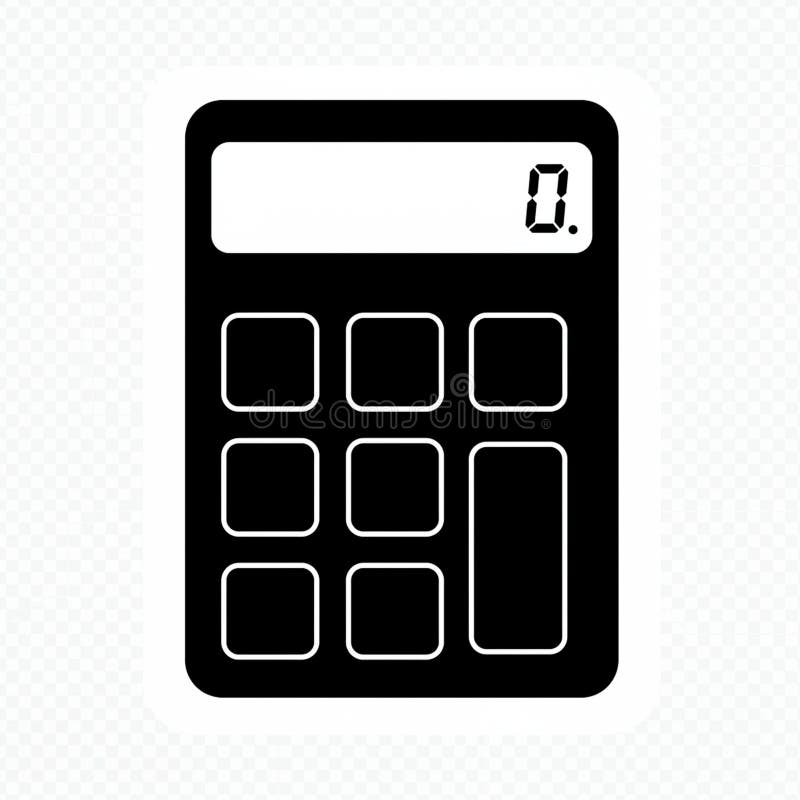 Simplified Black Calculator Icon Stock Illustrations – 17 Simplified ...