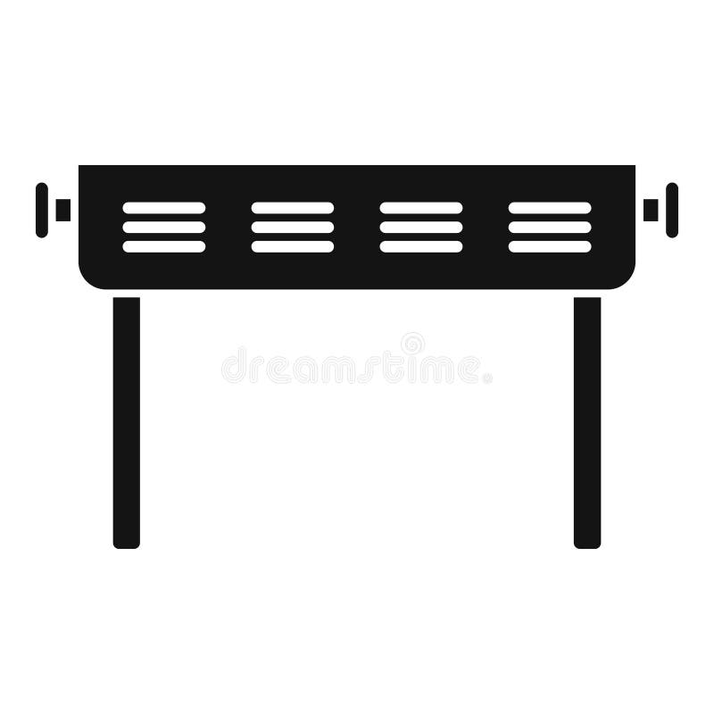 Vector Illustration of a Barbecue Grill Icon Stock Vector ...
