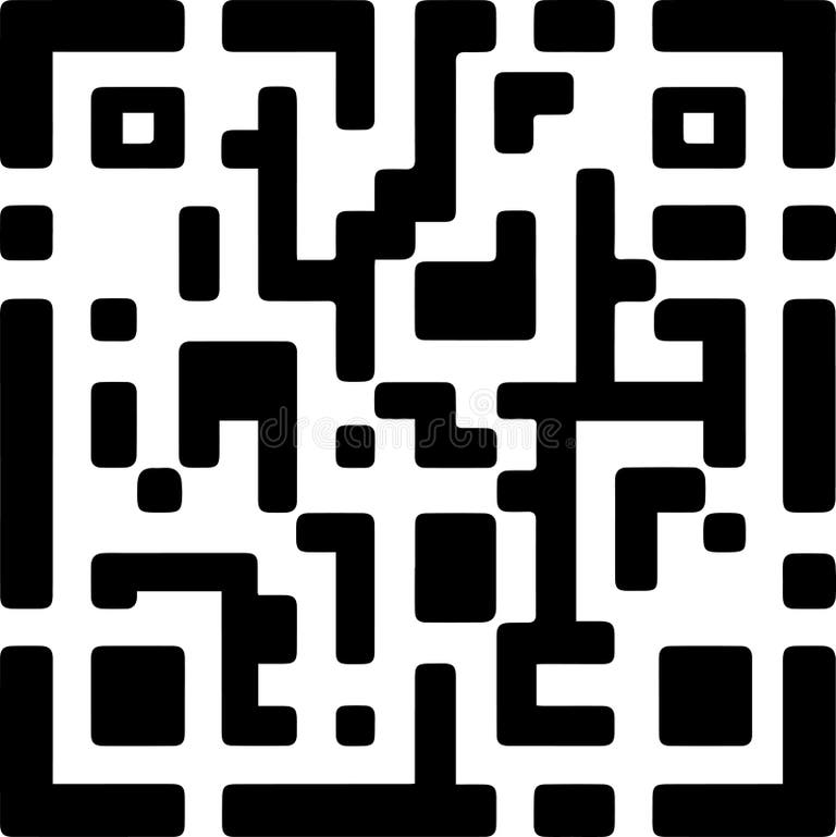 Qr Code Shape Stock Illustrations – 1,087 Qr Code Shape Stock ...