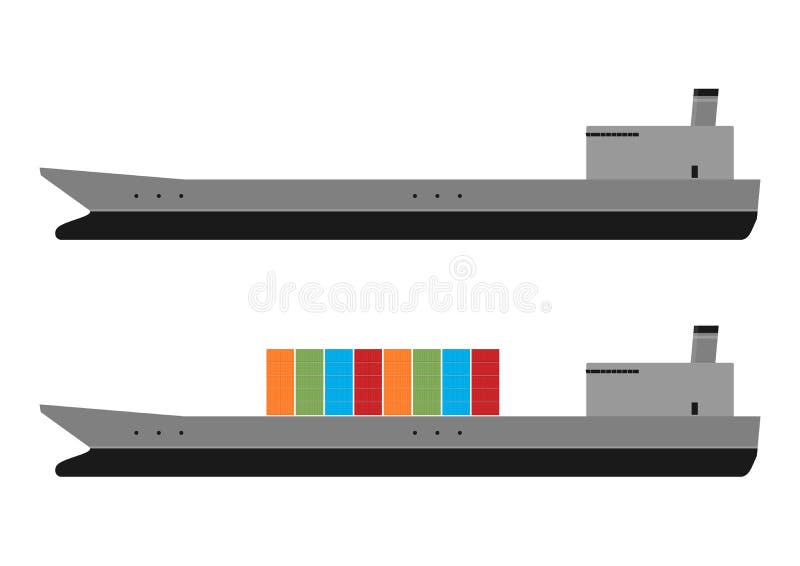 RORO Ship Icon. Design Elements 41f Stock Vector - Illustration of ...