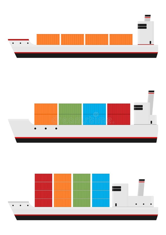 RORO Ship Icon. Design Elements 41f Stock Vector - Illustration of ...