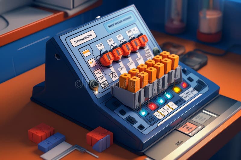 Simplified Electrical Distribution Schematic with Main, Transformer ...