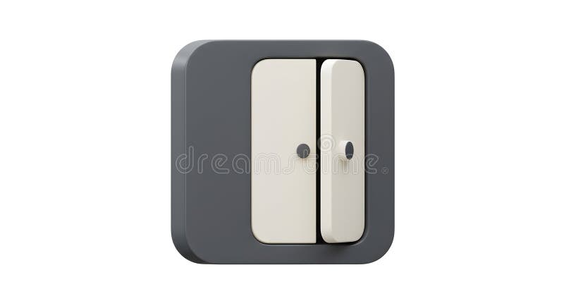 A Simplified Electrical Switch Design with Minimalist Rounded Features ...