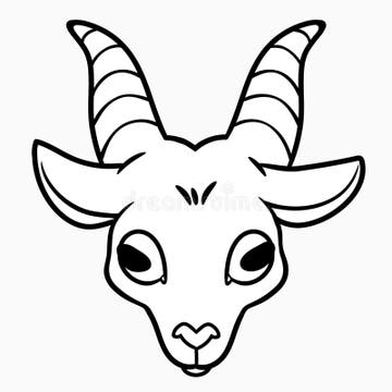 Outline Goat Head Stock Illustrations – 3,257 Outline Goat Head Stock ...