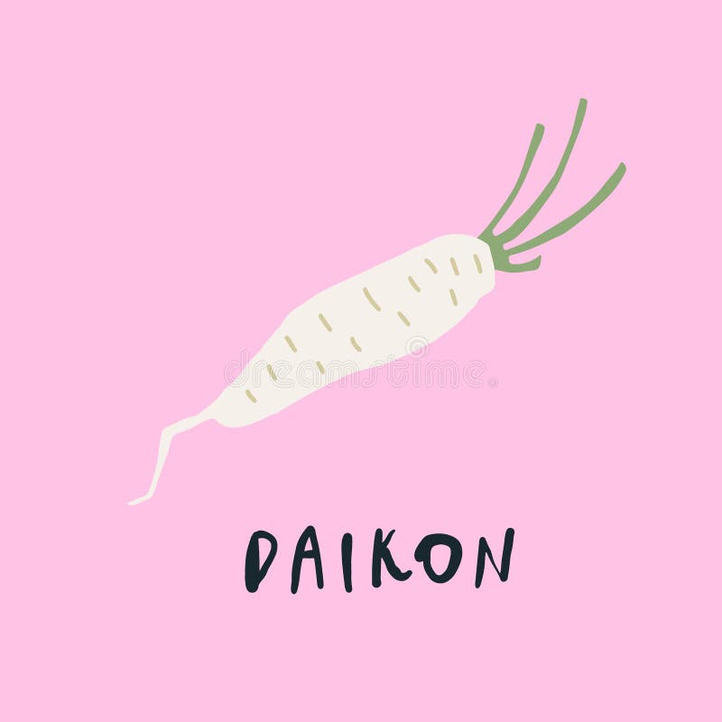 Daikon Drawing Stock Illustrations – 354 Daikon Drawing Stock ...