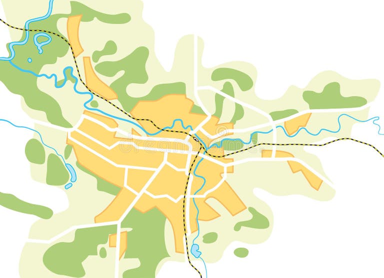 Simplified City Map Stock Illustrations – 2,066 Simplified City Map ...