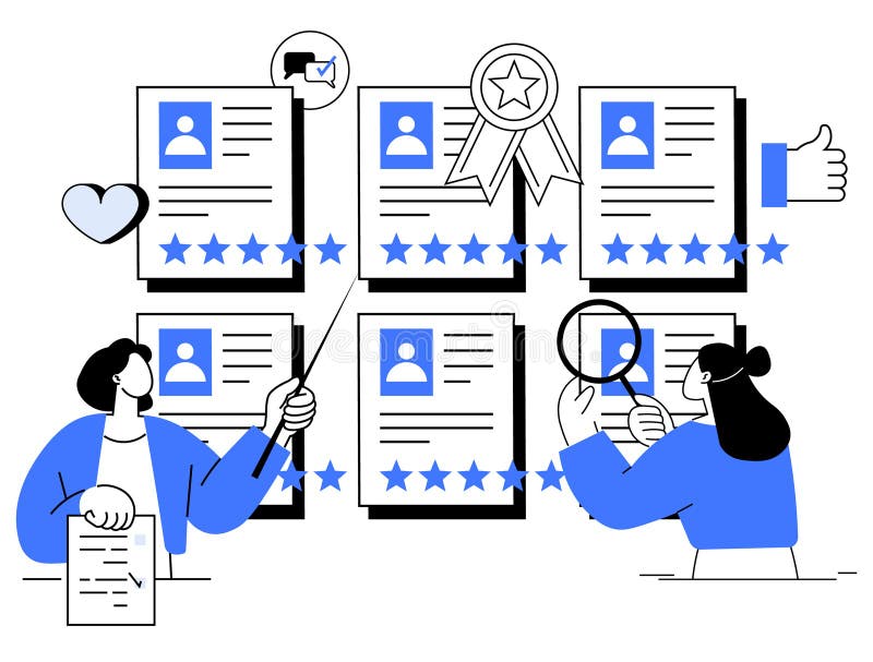 Simplified Visual of Job Application Review Process with Profile ...