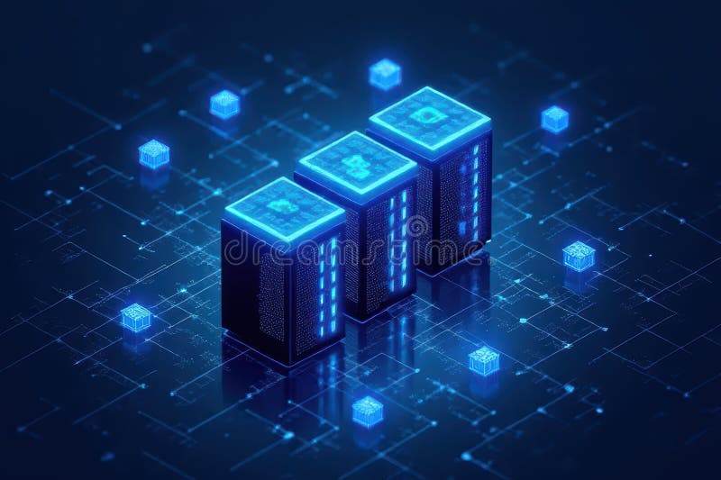 Simplified Website Infrastructure Explained Stock Illustration ...