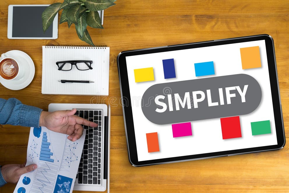 SIMPLIFY stock image. Image of conceptual, organization - 71784427