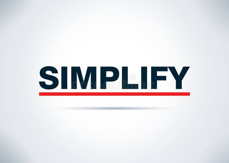 Simplify Abstract Flat Background Design Illustration Stock ...