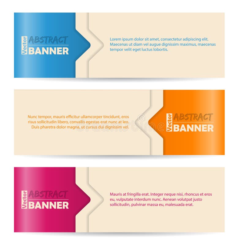 Simplistic Website Template Design with Ripped Paper Stock Vector ...