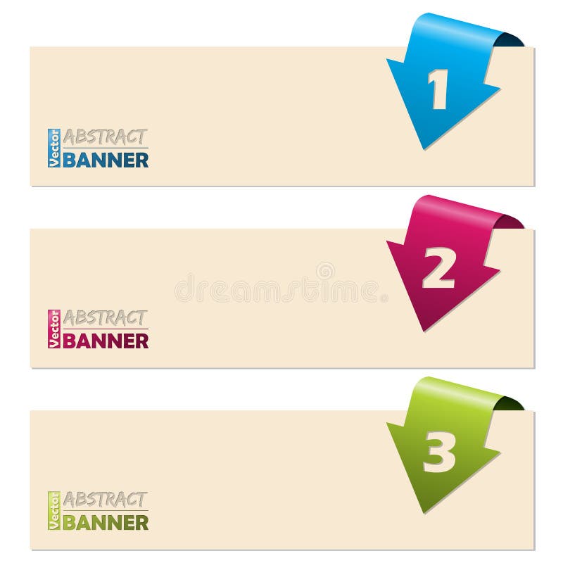 Simplistic Website Template Design with Ripped Paper Stock Vector ...