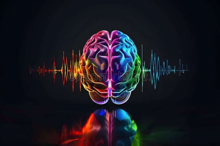 Sound Waves Brain Stock Illustrations – 169 Sound Waves Brain Stock ...