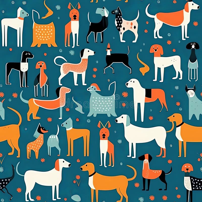 Stylized Dogs Stock Illustrations – 1,342 Stylized Dogs Stock ...