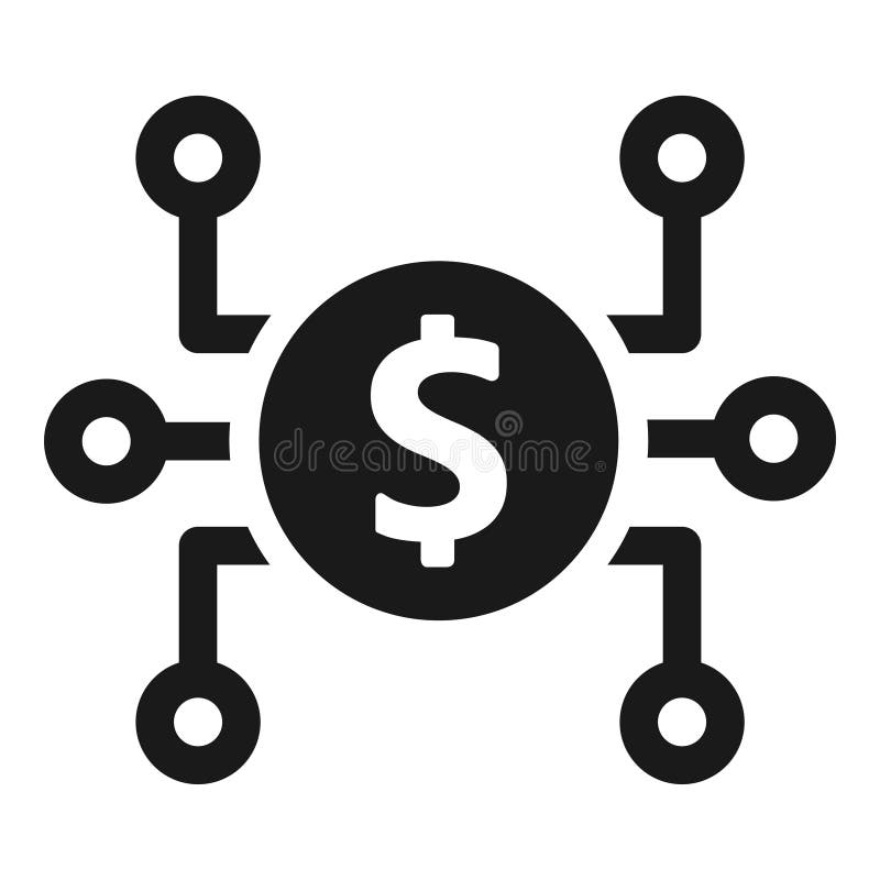 Simplistic Share Economy Vector Icon Stock Illustration - Illustration ...
