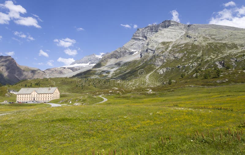 Simplon Hospice at Simplon Pass, Switzerland Stock Image - Image of ...