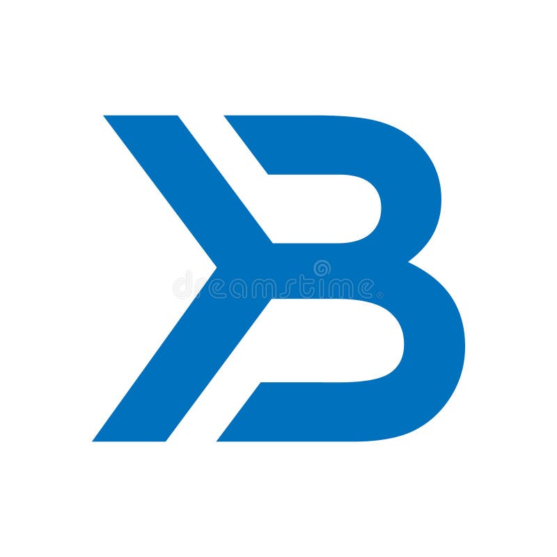 Simply Connected BK Logo B K Initial Letter Design Vector Graphic ...