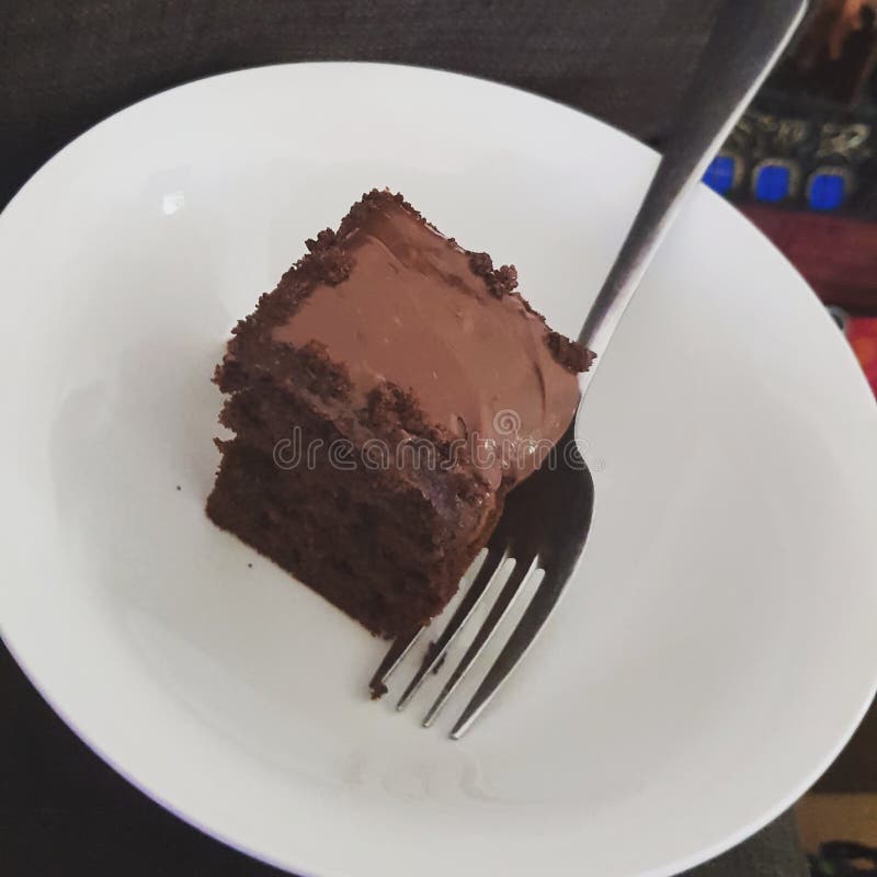 Simply Indulgent Chocolate Cake Stock Photo - Image of indulgent ...