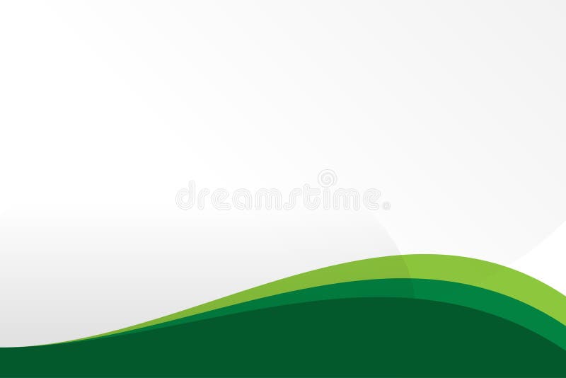 Simply Modern Background Design with Green Shape Stock Vector ...