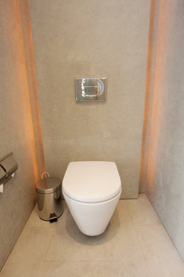 Simply modern toilet stock image. Image of bowl, relaxation - 19755449