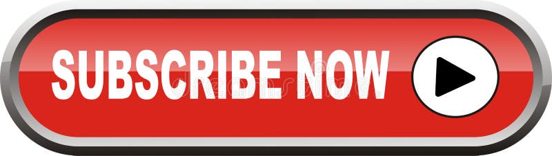 Simple Text on Subscribe Now Web Button on Isolated Background Stock ...