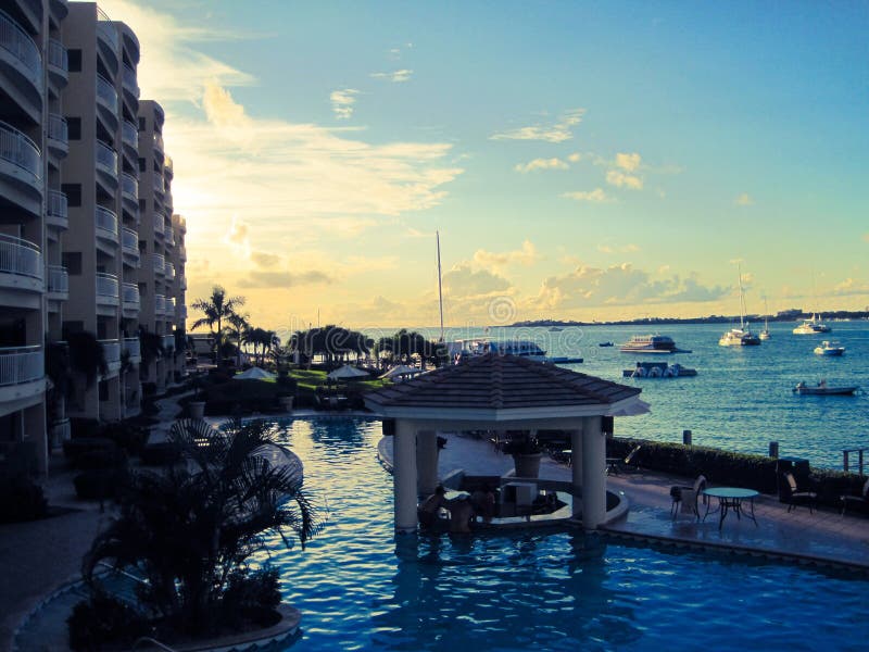 Simpson Bay stock photo. Image of resort, simpson, maarten - 87881286