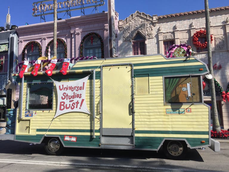 Simpson`s RV editorial photography. Image of character - 85050737