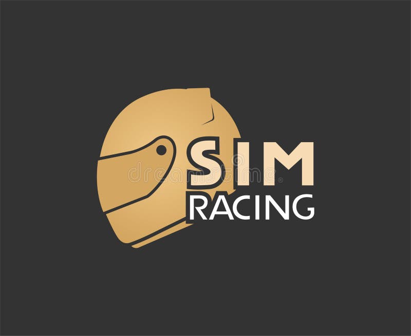 Simracing symbol design stock vector. Illustration of sport - 284096485