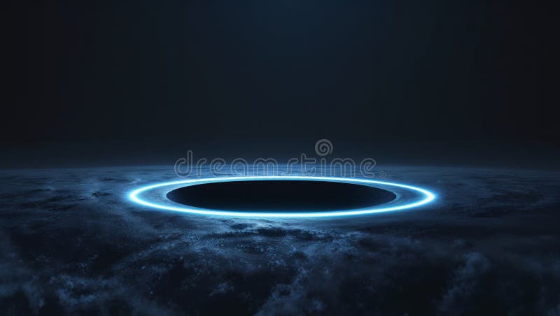 Simulated of Black Hole with Bright Ring of Light Around in Cosmic ...