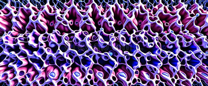 Simulated Cell Membrane Image Stock Photo - Image of protein ...