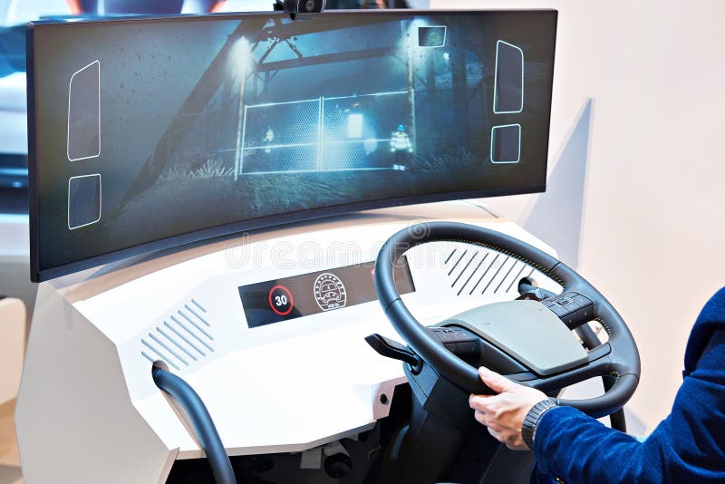 Simulateur De Conduite De Camion Image stock - Image du contrôle ...
