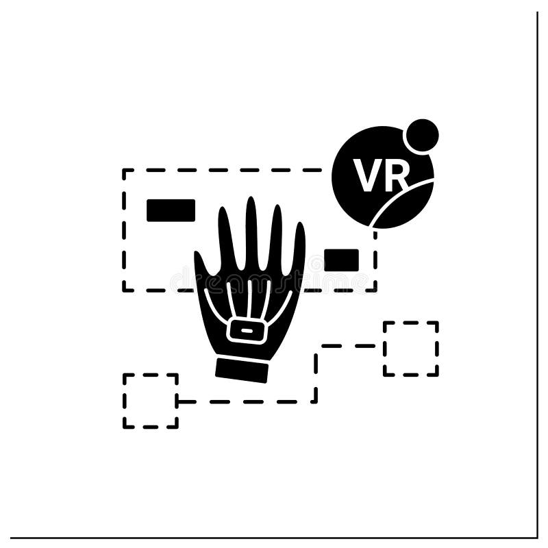 Simulation Based Learning Glyph Icon Stock Vector - Illustration of ...