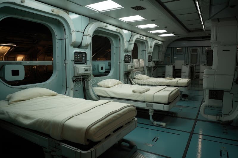 Simulation Habitat Sleeping Quarters with Space Design Stock ...